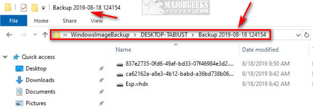How to Create and Restore a Windows 10 Recovery or System Image - MajorGeeks